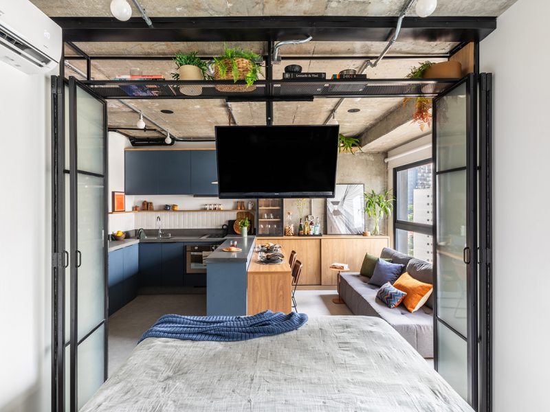 Reforma deixa studio de 37m² pronto para locação | CASASUL